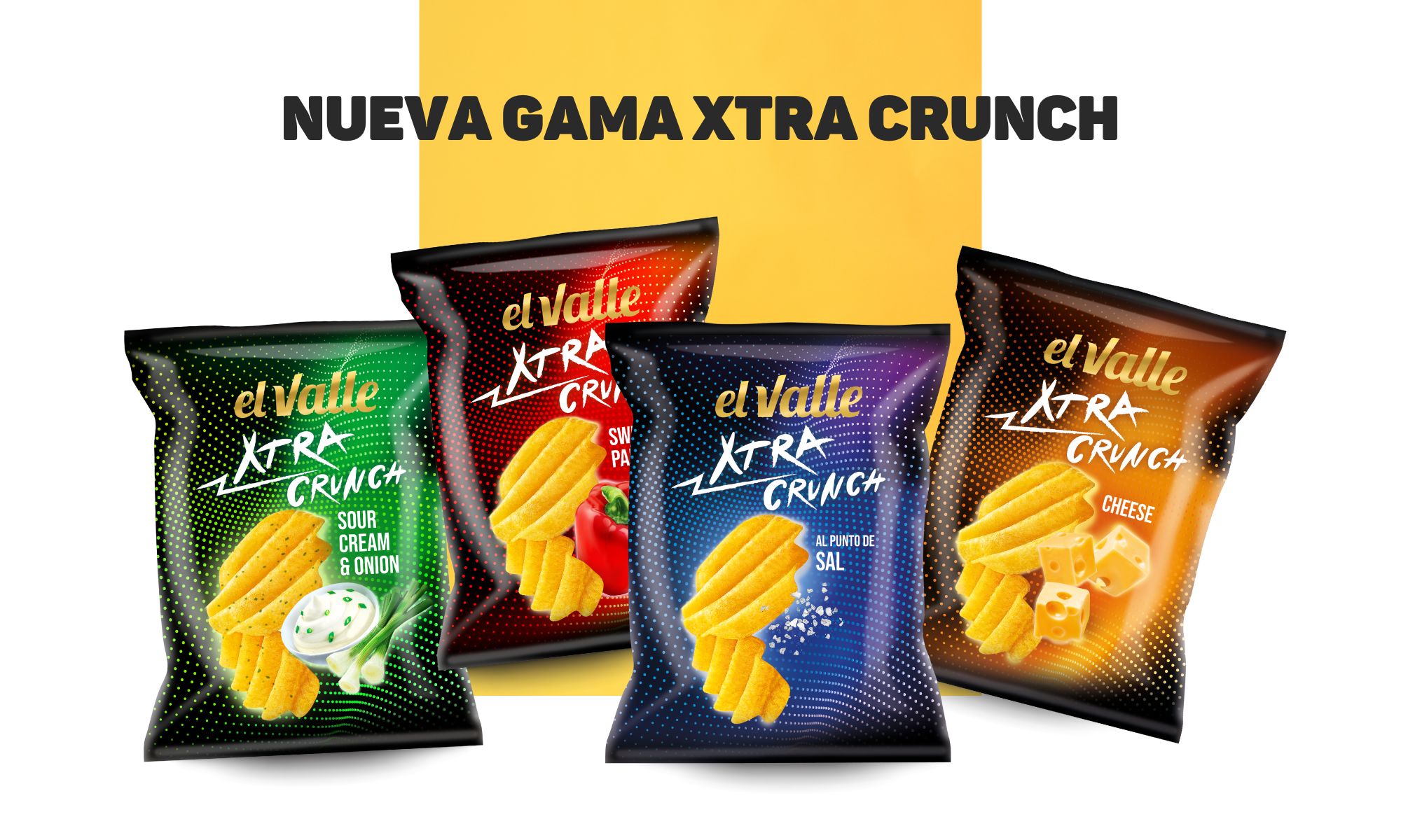 Xtra Crunch, our new range of potato chips - Snacks el Valle